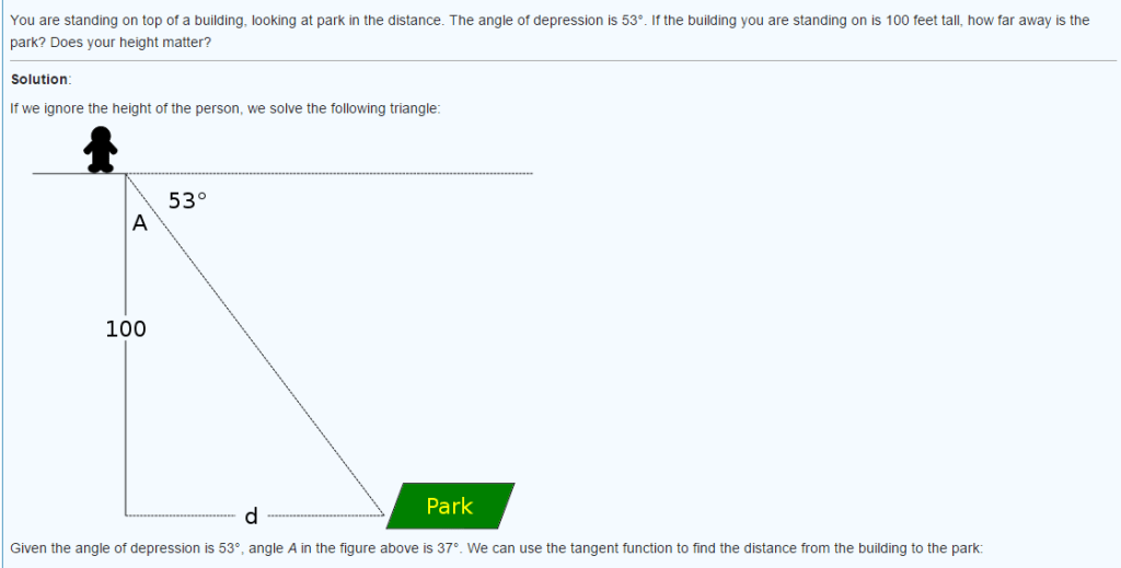 Engaging students: Defining sine, cosine and tangent in a right ...